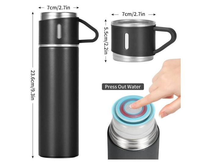 Double Walled Thermos Flask Gift Set - Brandcare Solutions
